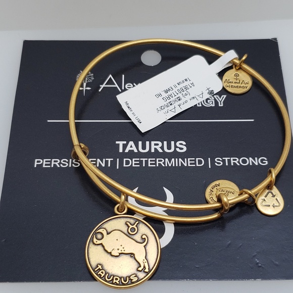 Alex and Ani | Jewelry | Nwt Alex And Ani Taurus Zodiac Bangle | Poshmark